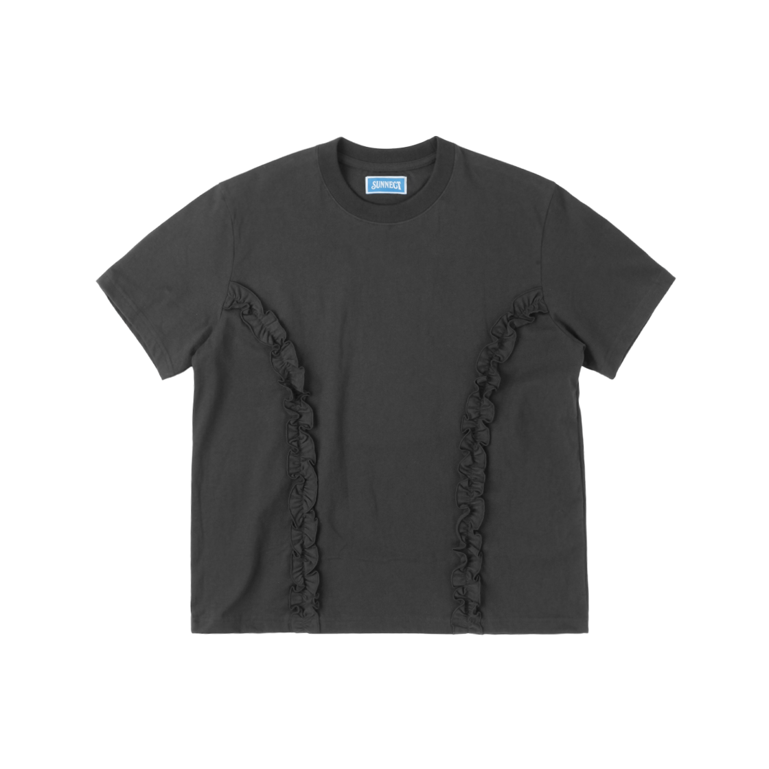 써넥트 모세 프릴 티셔츠 차콜 | SUNNECT | KREAM