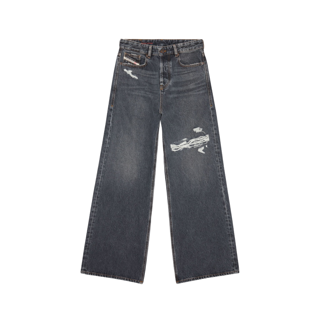 (W) 디젤 1996 D-시레 007f6 스트레이트 진 블랙 다크 그레이 | Diesel | KREAM