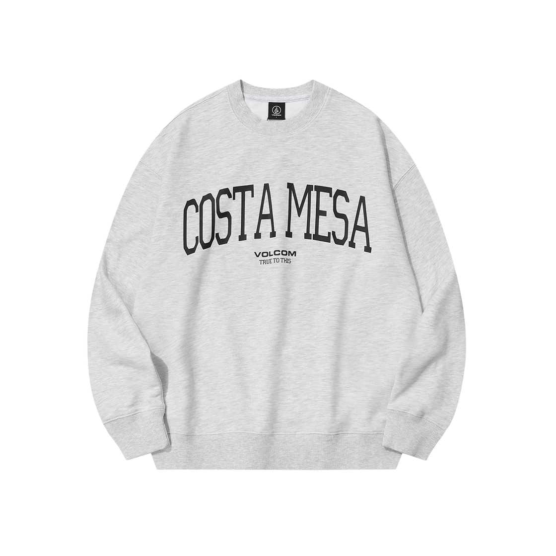 볼컴 코스타메사 어드레스 오버핏 맨투맨 아이스 그레이 | VOLCOM | KREAM