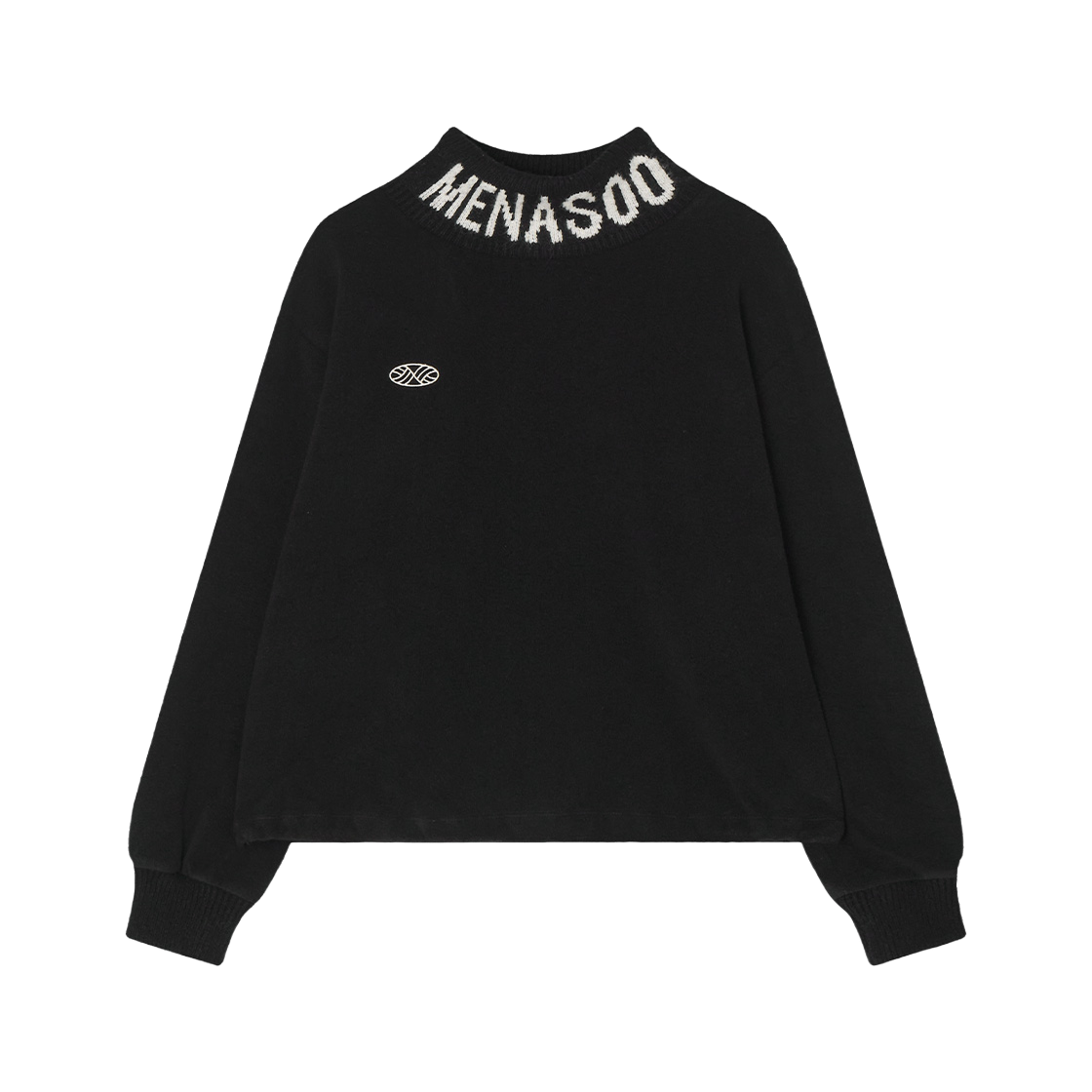 미나수 니트 하이넥 폴라티 블랙 | MENASOO | KREAM