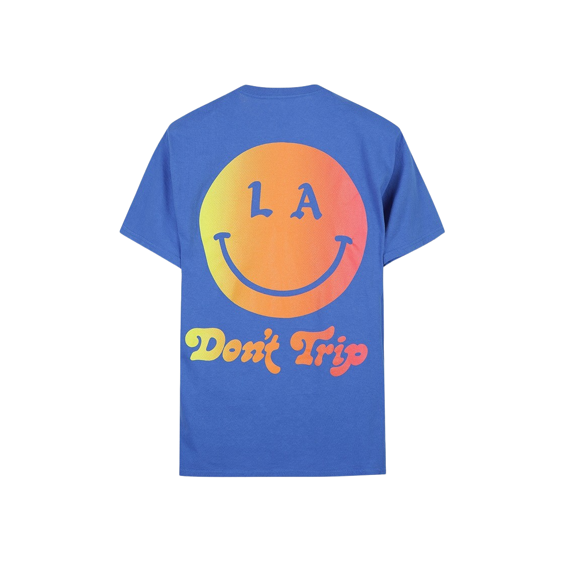 프리앤이지 비 해피 LA SS 티셔츠 블루 | Free & Easy | KREAM