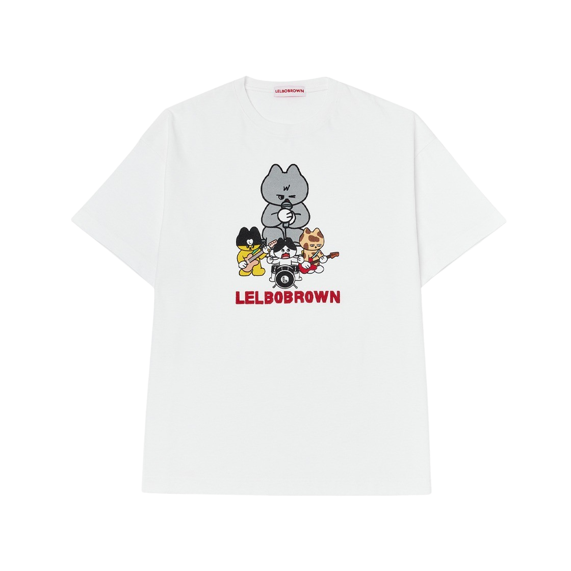 렐보브라운 록 밴드 드로잉 티셔츠 | LELBOBROWN | KREAM