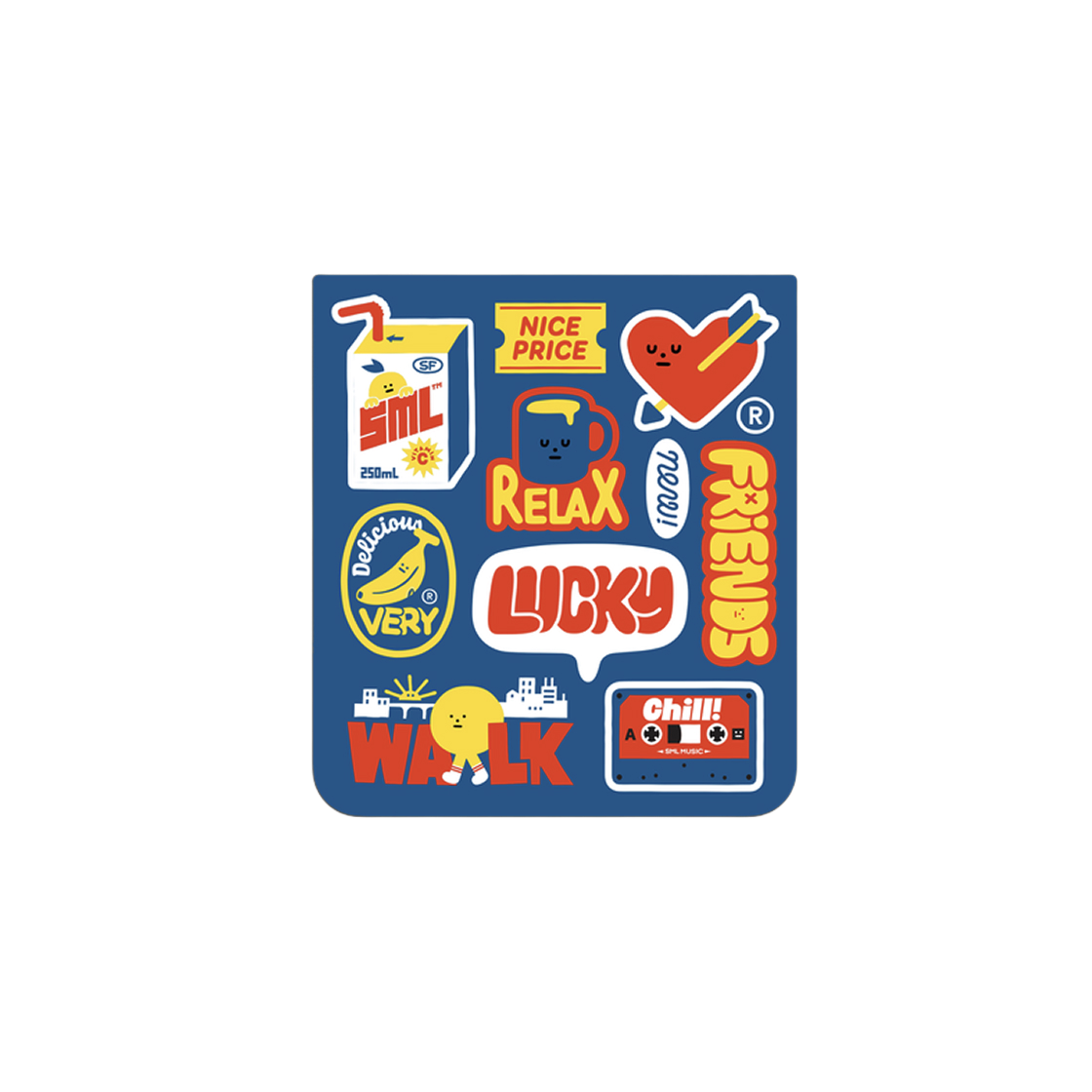 에스엘비에스 스티키몬스터랩 럭키 플립수트 카드 갤럭시 Z 플립5/6 | SLBS | KREAM