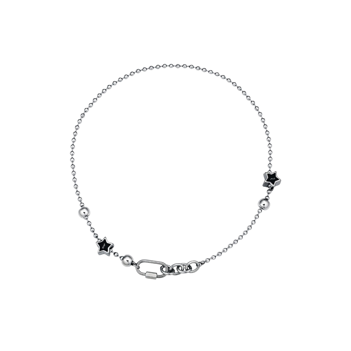 센티멍 넘버 311 블랙 무브 스타 네클리스 실버 | SENTIMENTS | KREAM