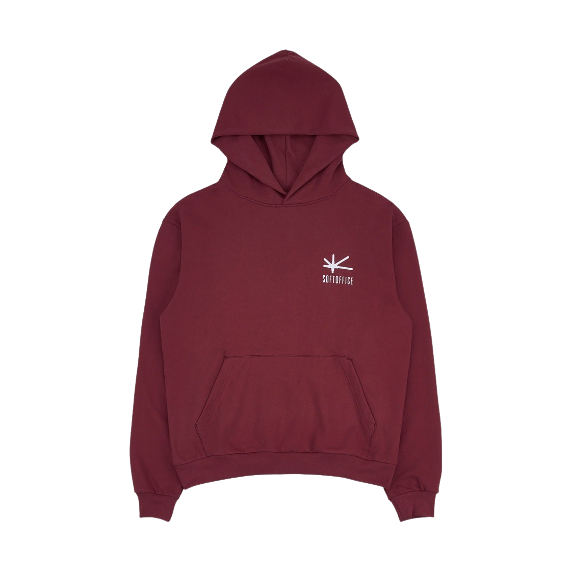 소프트오피스 커뮤니티 스웻 후디 - 버건디 | Softoffice | KREAM