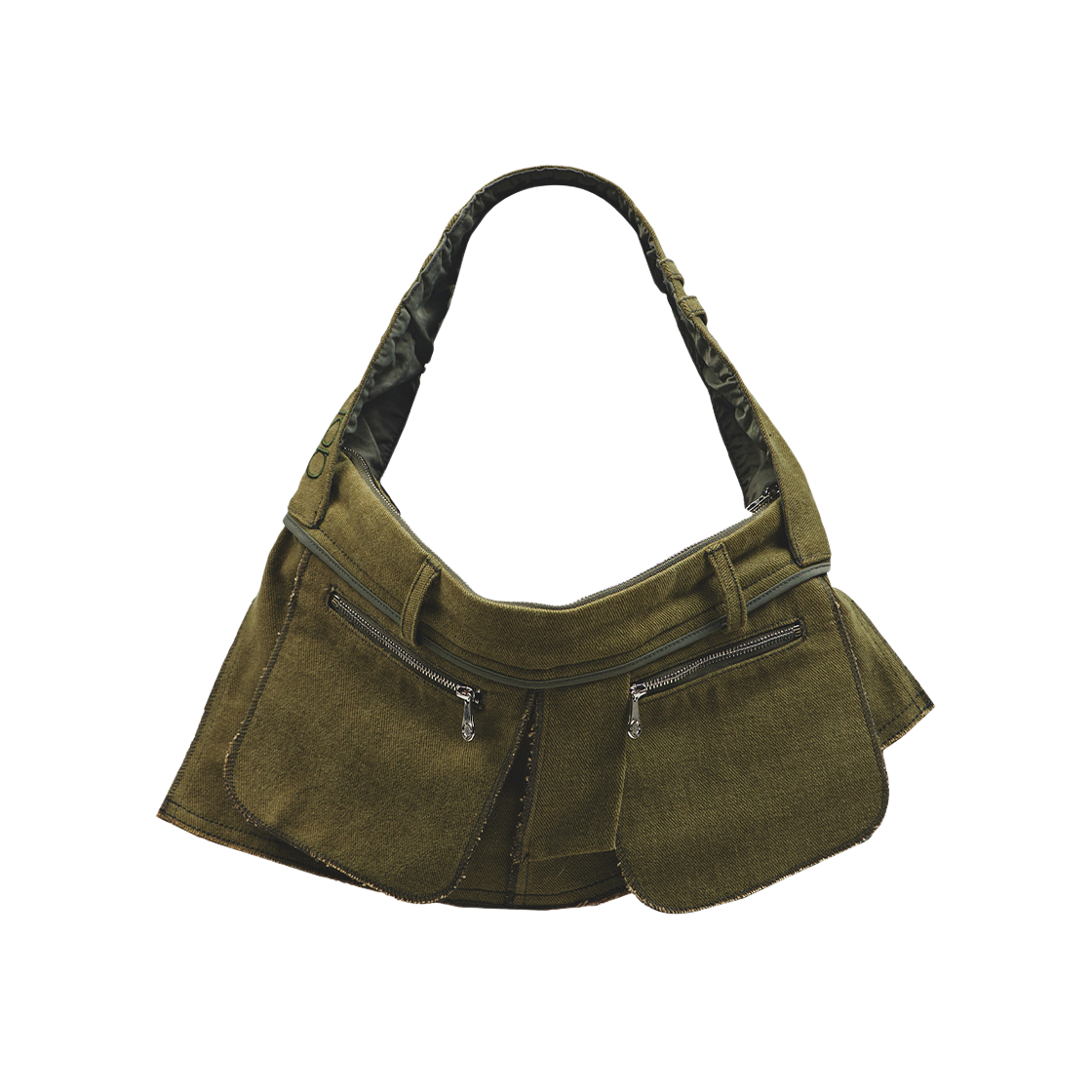 오들리워크샵 추카 데님 트라우저 백 | ODLYWORKSHOP | KREAM