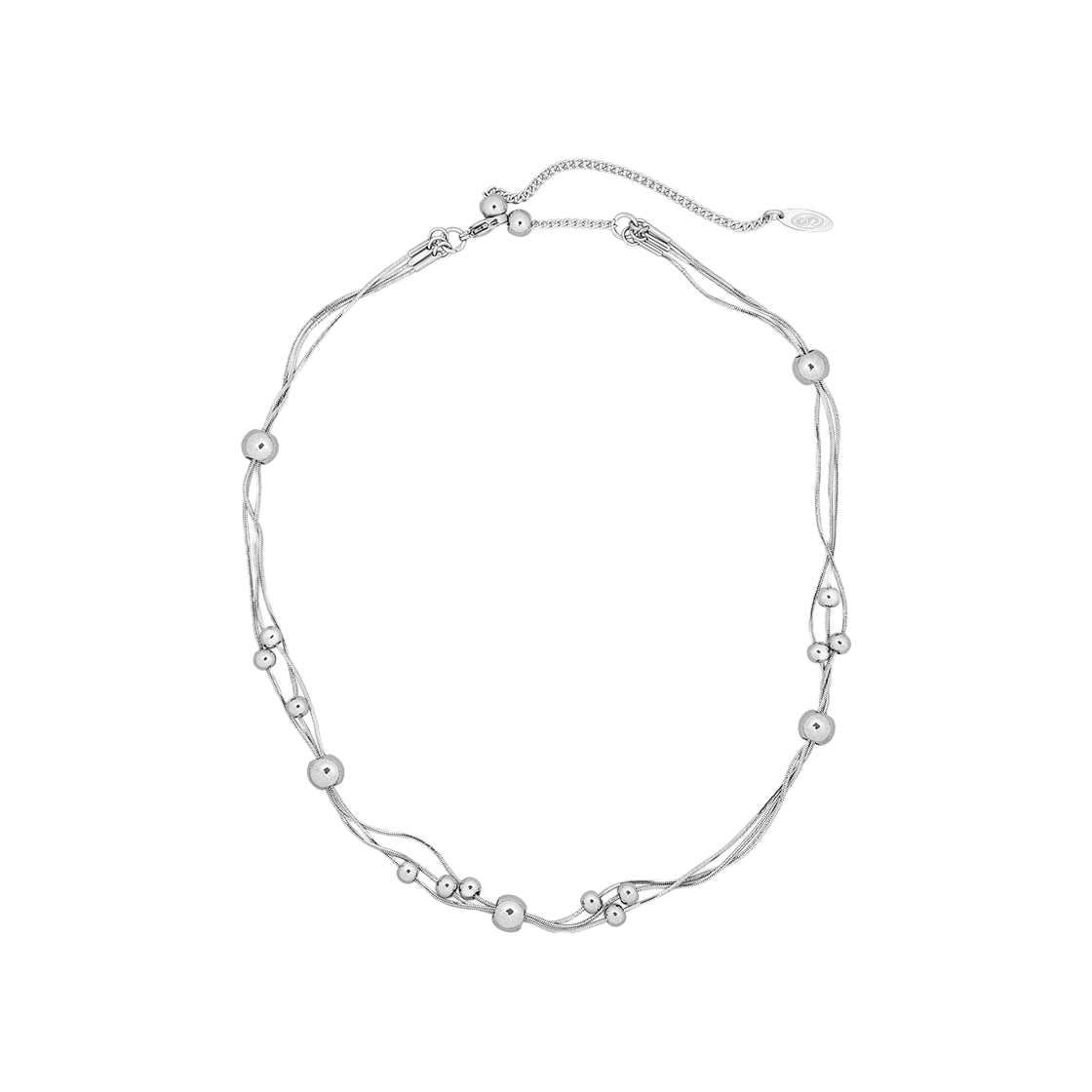 센티멍 넘버 567 볼 무브먼트 네크리스 실버 | SENTIMENTS | KREAM