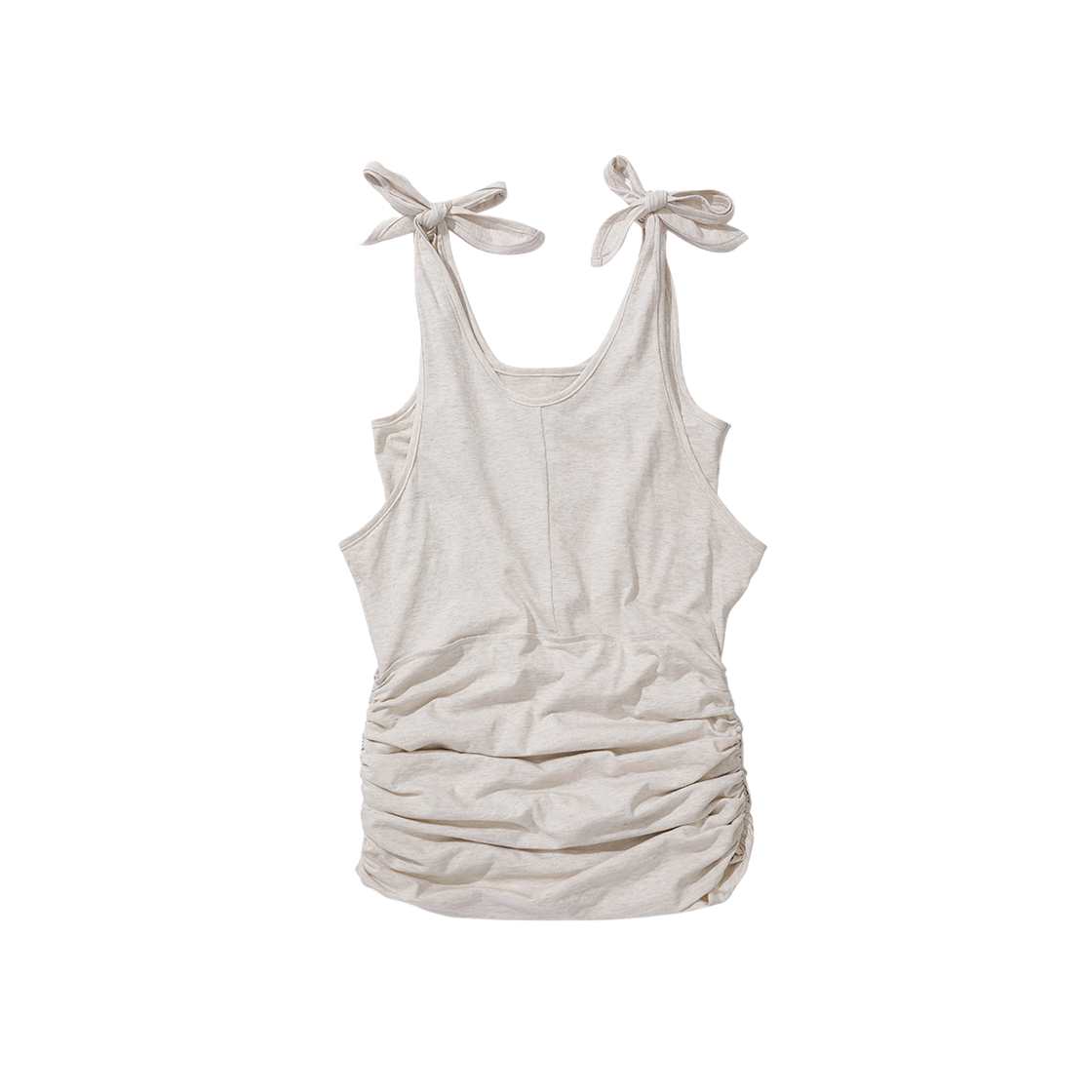 오들리워크샵 레이어드 스쿱 탱크, 그레인 | ODLYWORKSHOP | KREAM