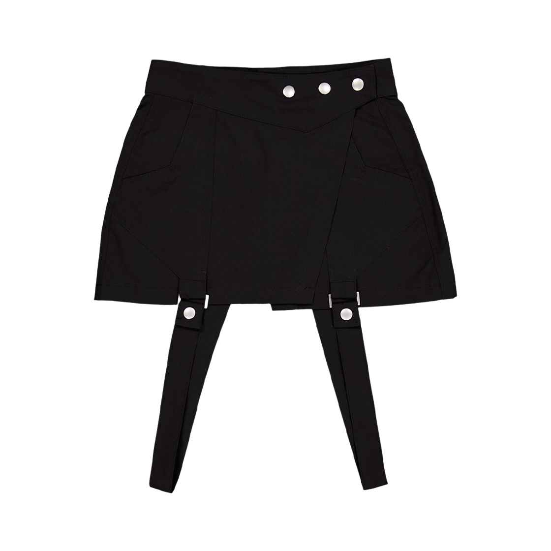 풀오브썬 고스트 인 더 쉘 컨버터블 스커트 블랙 | Full of Ssun | KREAM