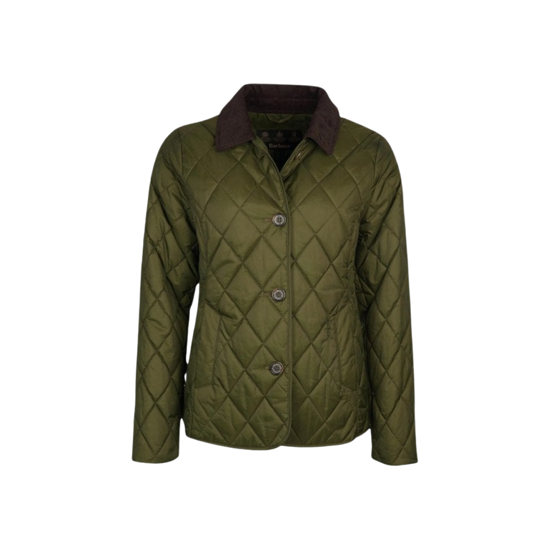 (W) 바버 옴버슬리 퀼티드 자켓 올리브 | Barbour | KREAM