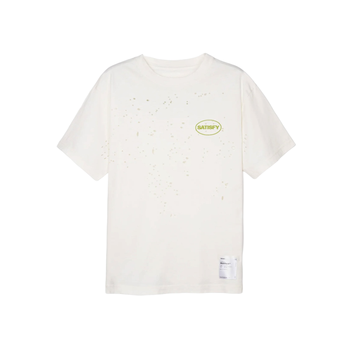 새티스파이 모스테크 티셔츠 오프 화이트 | Satisfy | KREAM