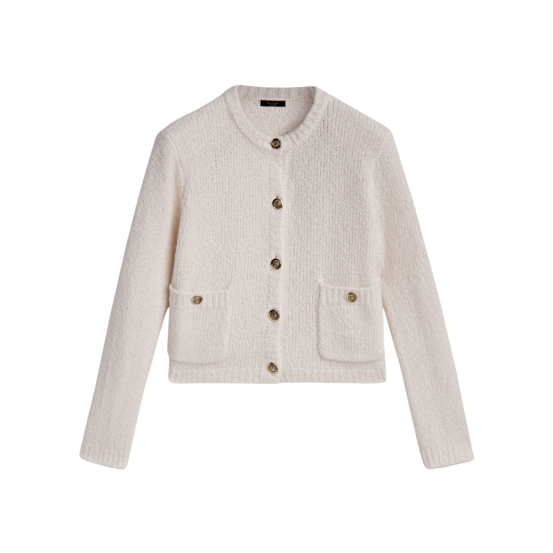 마시모두띠 포켓 미니 부클 니트 가디건 크림 | Massimo Dutti | KREAM