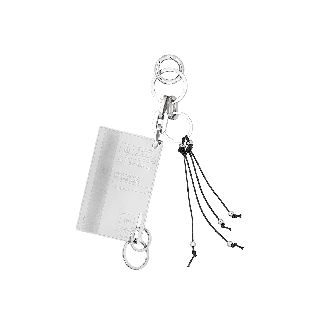 센티멍 넘버 526 에스티엠 실버 카드 키링 실버 | SENTIMENTS | KREAM