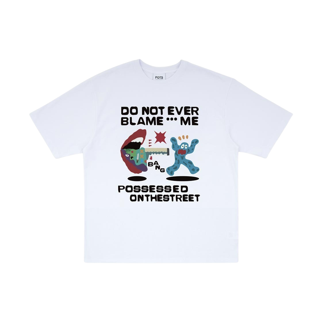 퍼츠 크리틱시즘 티셔츠 화이트 | POTS | KREAM