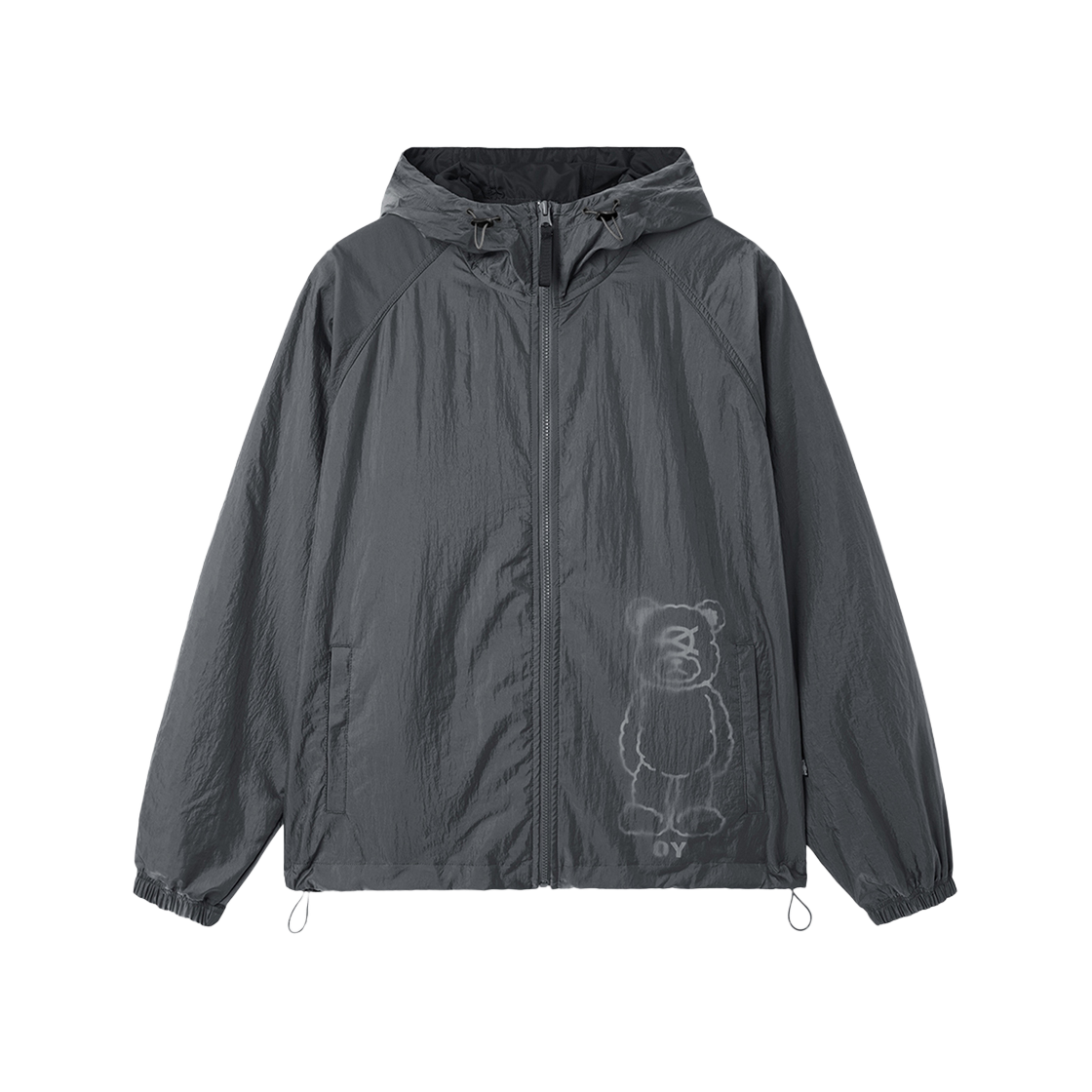 오와이 오돌이 쉬어 쉘 윈드브레이커 블랙 | OY | KREAM