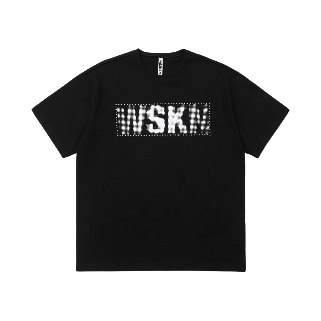 웨스켄 큐빅 디테일드 로고 티 블랙 | Wesken | KREAM