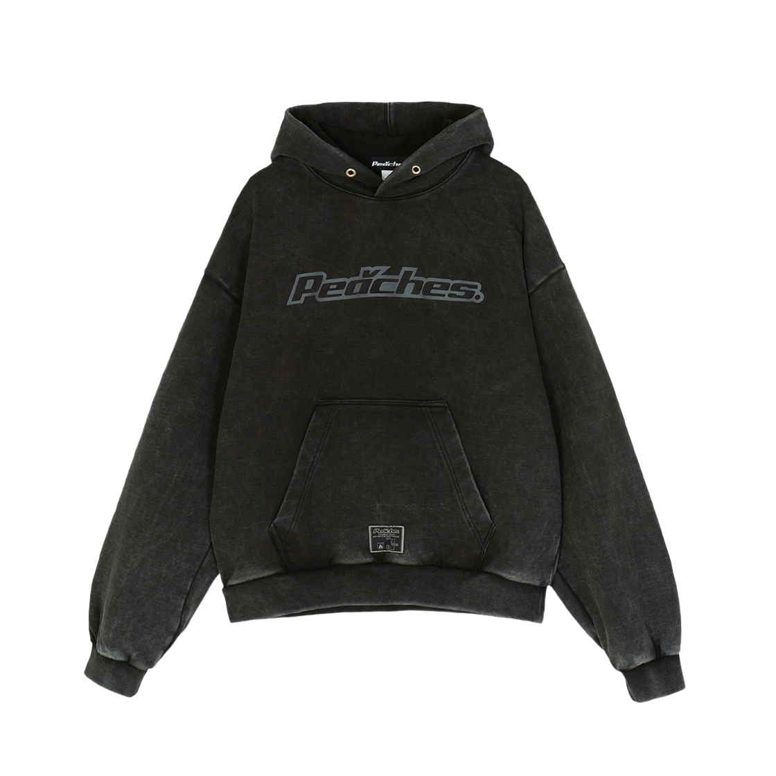 피치스 4 스트로크 로고 후디 블랙 | Peaches. | KREAM