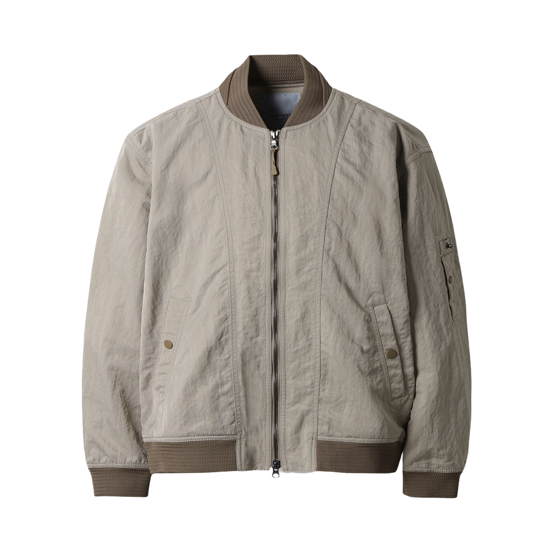 시리즈 워싱 MA 1 점퍼 라이트 베이지 | SERIES | KREAM