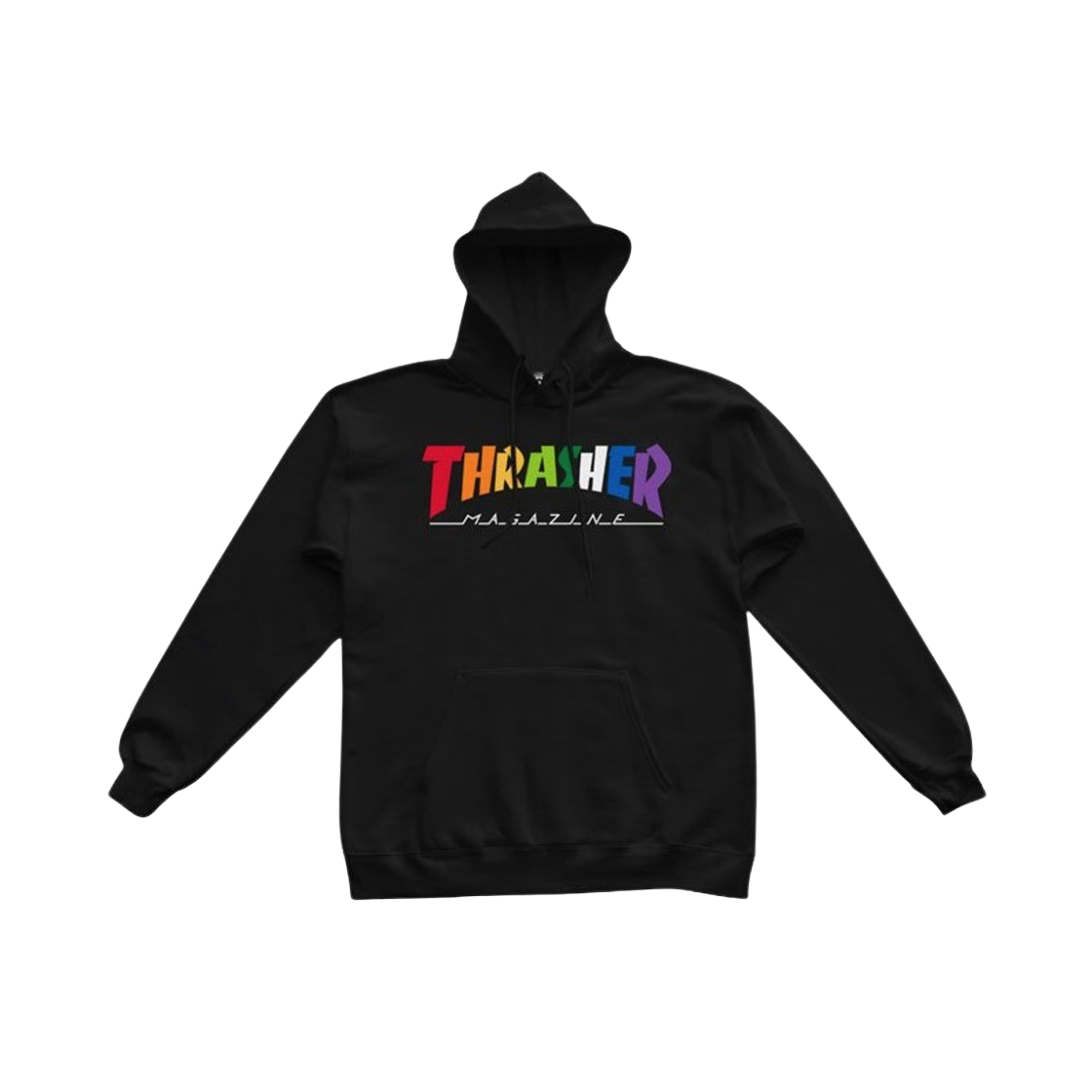 트레셔 레인보우 맥 후드 블랙 | THRASHER | KREAM