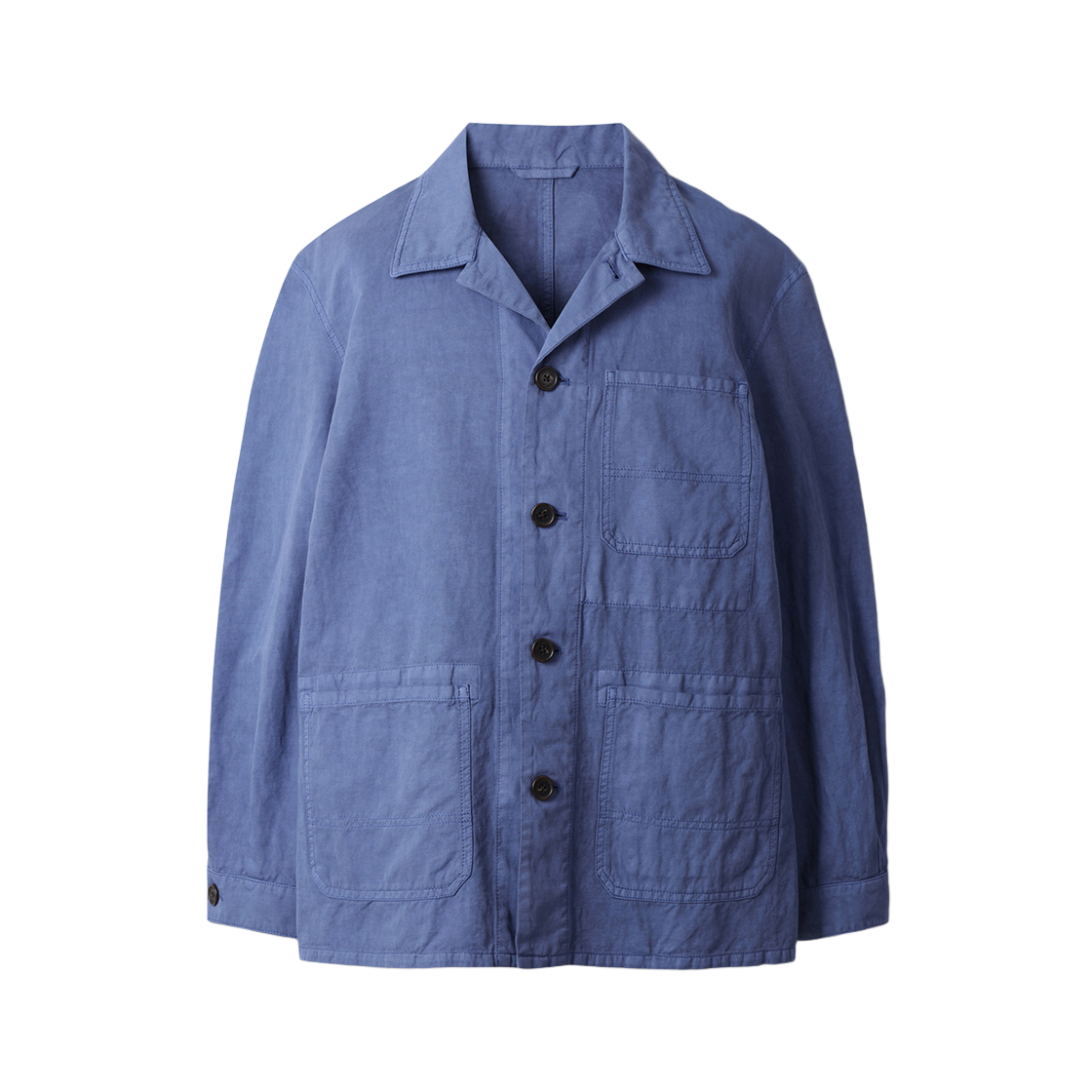 시리즈 이탈리안 패브릭 가먼트 다잉 루즈핏 자켓 블루 | SERIES | KREAM