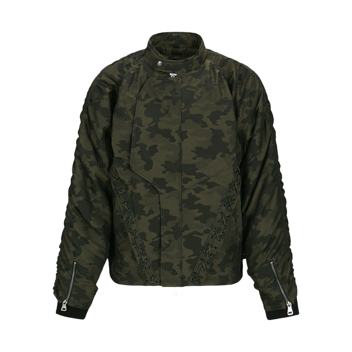ADSB 앤더슨벨 카모플라주 레이스업 패디드 점퍼 그린 | ADSB ANDERSSON BELL | KREAM