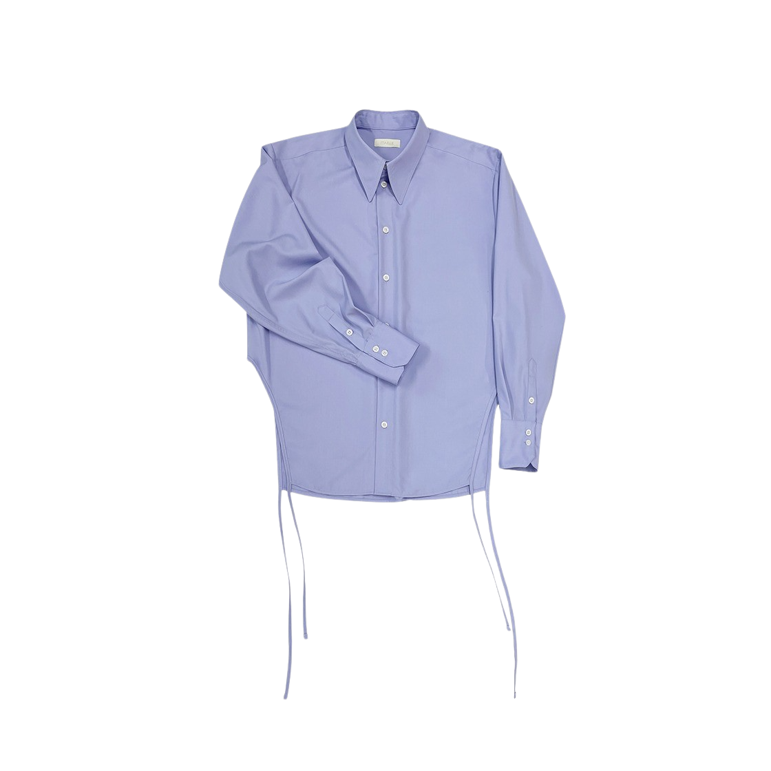 루바티 사이드 컷 아웃 스트랩 셔츠 블루 | RUBATI | KREAM