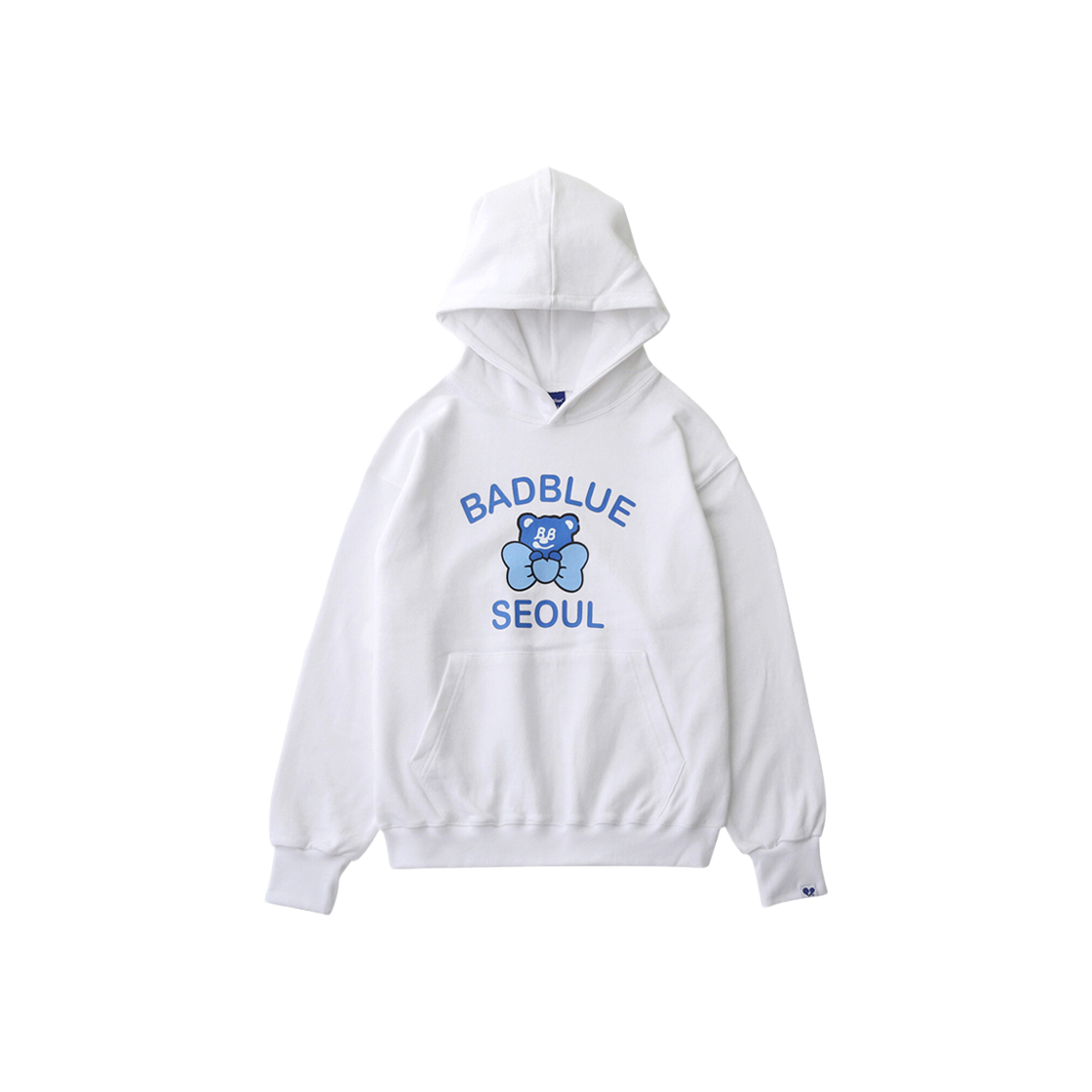 배드블루 베드베어 서울 후디 화이트 | BadBlue | KREAM
