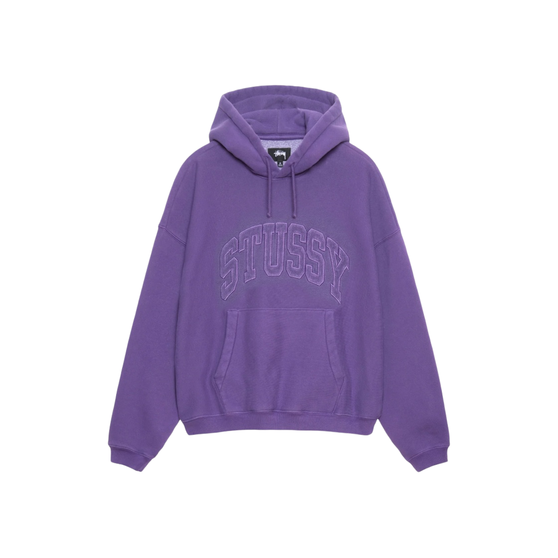 스투시 자수 릴렉스드 후드 퍼플 | Stussy | KREAM