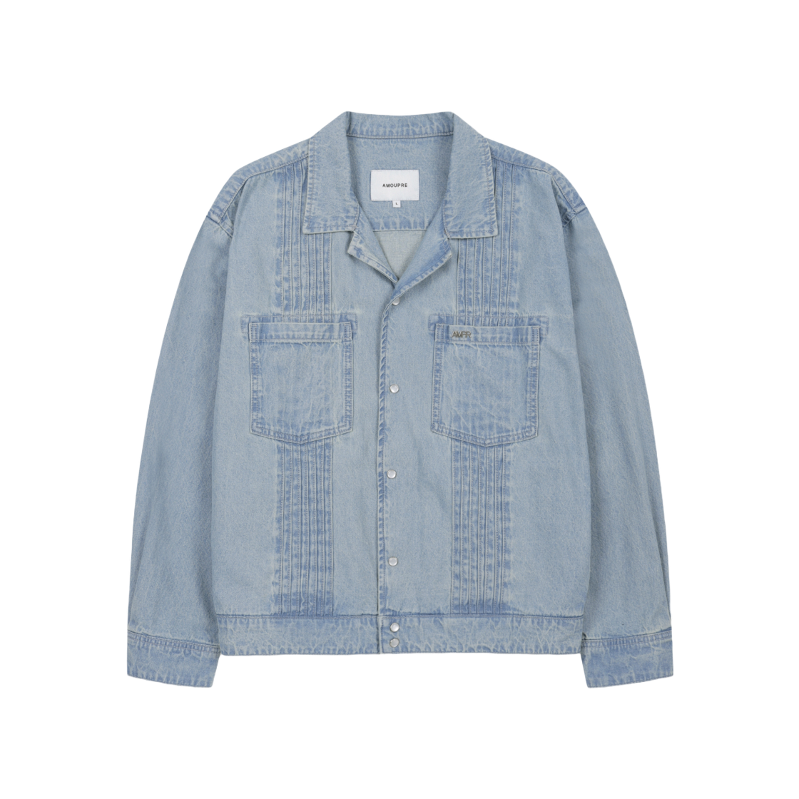 아모프레 라이트 데님 자켓 블루 | AMOUPRE | KREAM