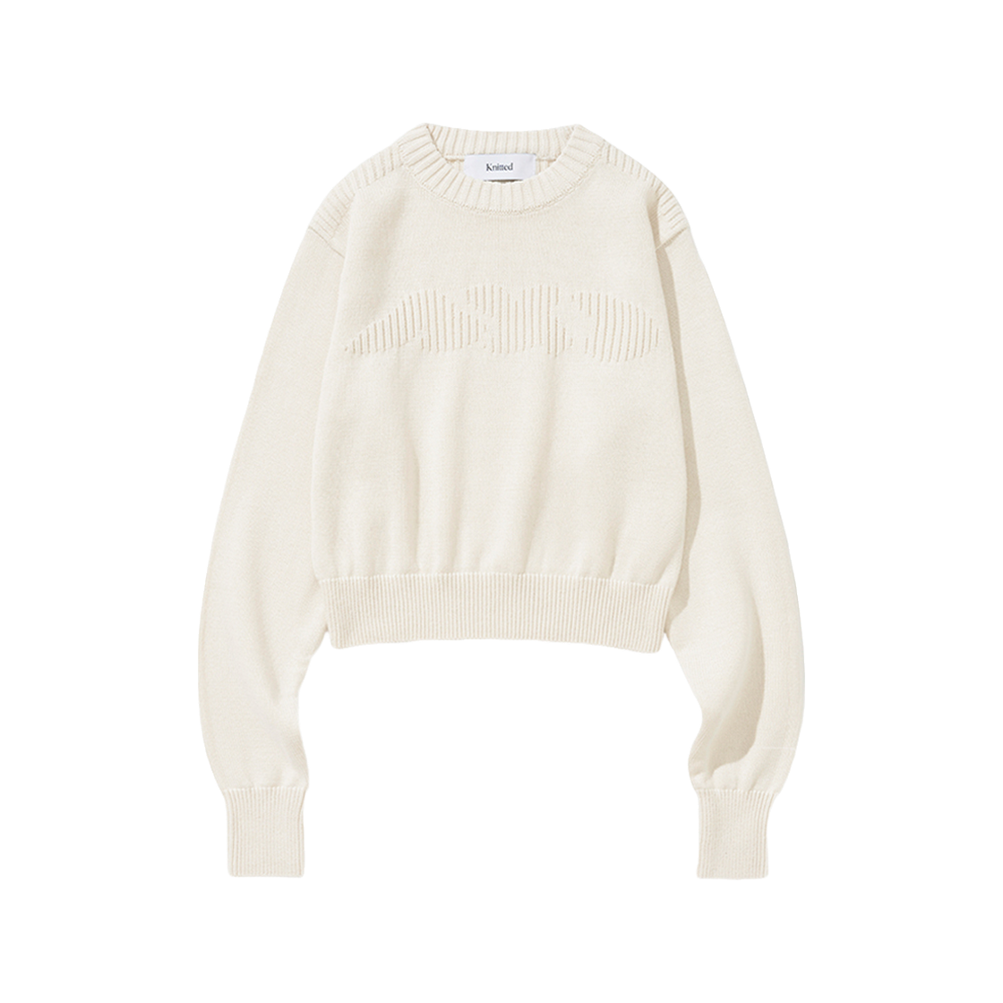 니티드 미니멀 AND 라운드 니트 우먼 아이보리 | Knitted | KREAM