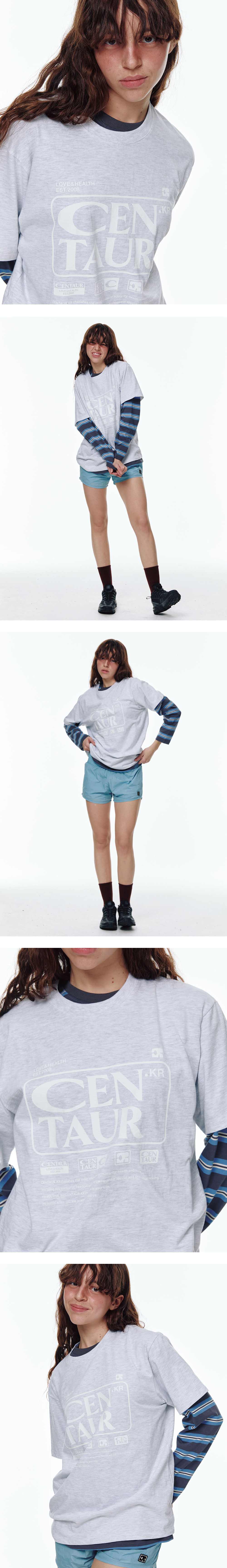 센토르 올어바웃 센토르 티셔츠 그레이 | CENTAUR.KR | KREAM