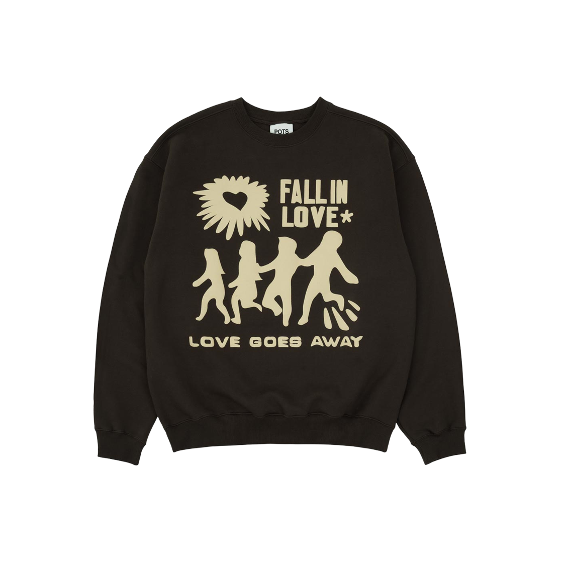 퍼츠 러브 곤 스웨트셔츠 브라운 | POTS | KREAM