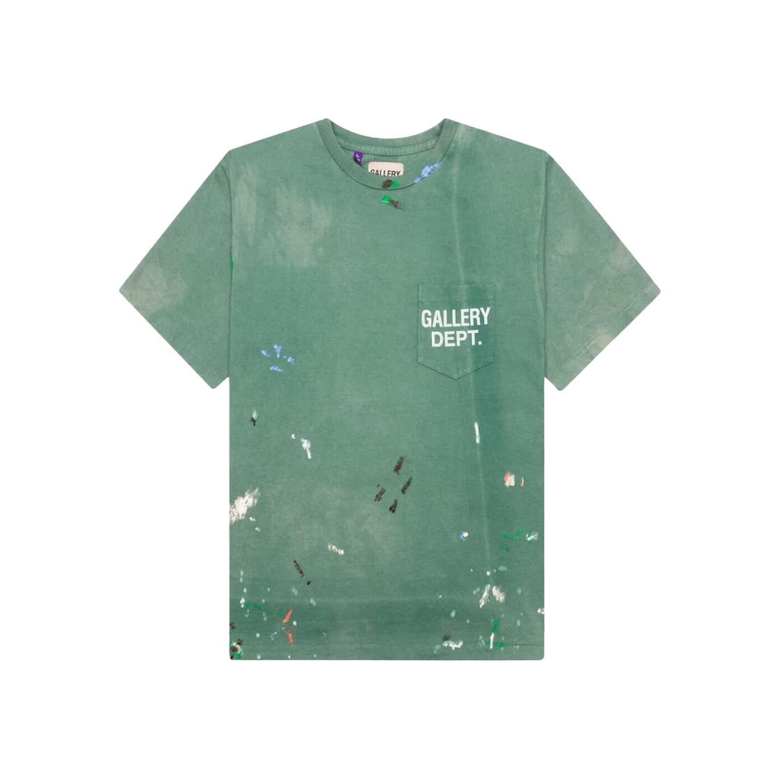 갤러리 디파트먼트 빈티지 로고 페인티드 티셔츠 헌트 그린 | Gallery Dept. | KREAM
