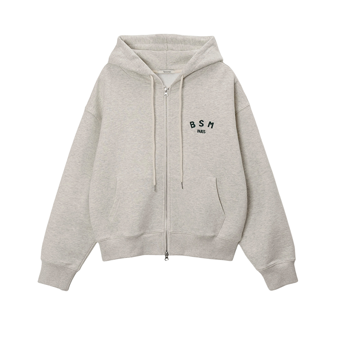 벤시몽 비에스엠 스몰 로고 집업 오트밀 | Bensimon | KREAM