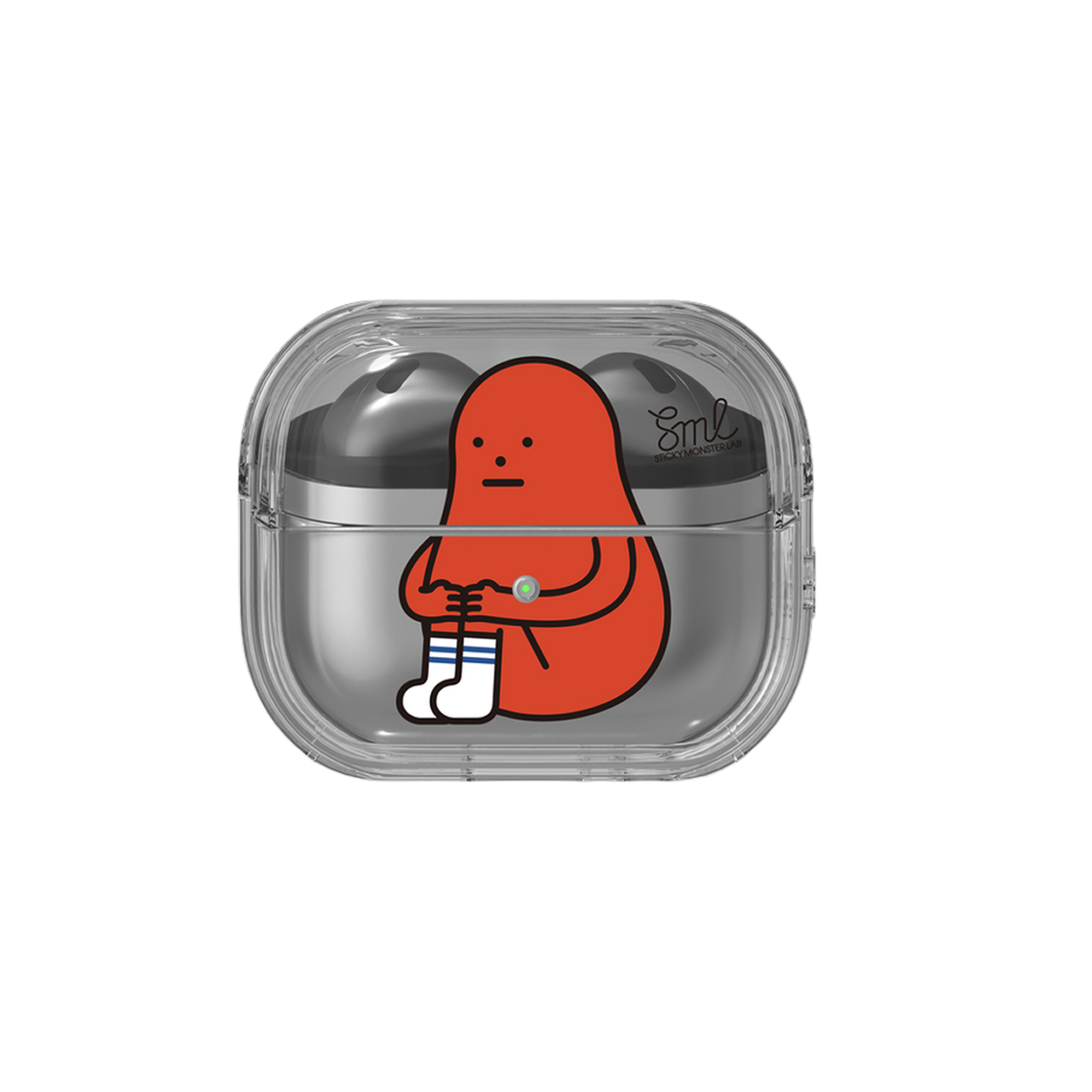 에스엘비에스 스티키몬스터랩 레드몬 클리어 커버 갤럭시 버즈3 프로 | SLBS | KREAM