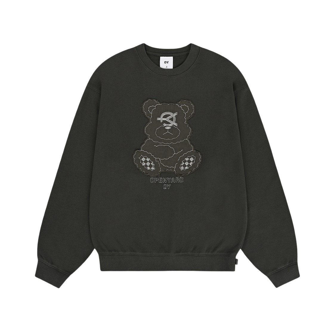 오와이 패치 오돌이 스웨트셔츠 차콜 | OY | KREAM