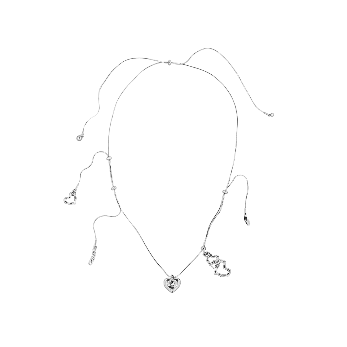 센티멍 넘버 477 하트 트리 네크리스 실버 | SENTIMENTS | KREAM