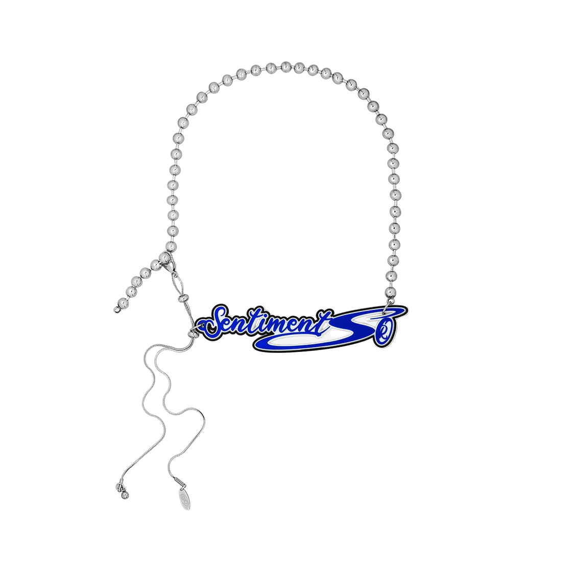 센티멍 넘버 533 네크리스 블루 | SENTIMENTS | KREAM