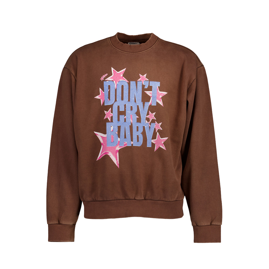 아노트 D.C.B 그래픽 빈티지 워싱 스웻셔츠 브라운 | ANNOT | KREAM