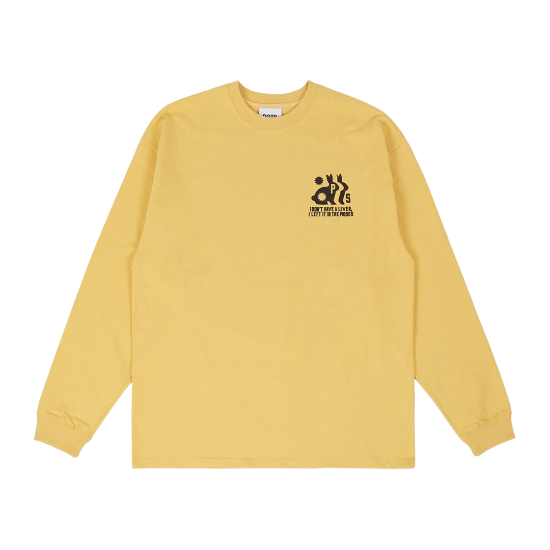 퍼츠 헤얼스 리버 롱슬리브 옐로우 | POTS | KREAM