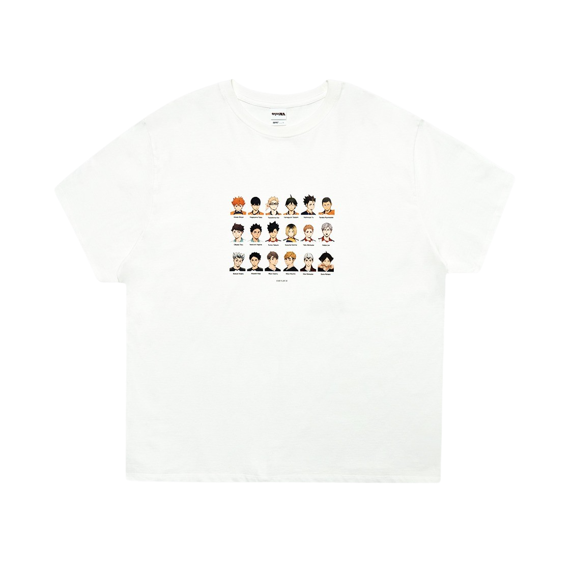 이어스트 x 하이큐!! 컬렉팅 티셔츠 화이트 | EERST | KREAM