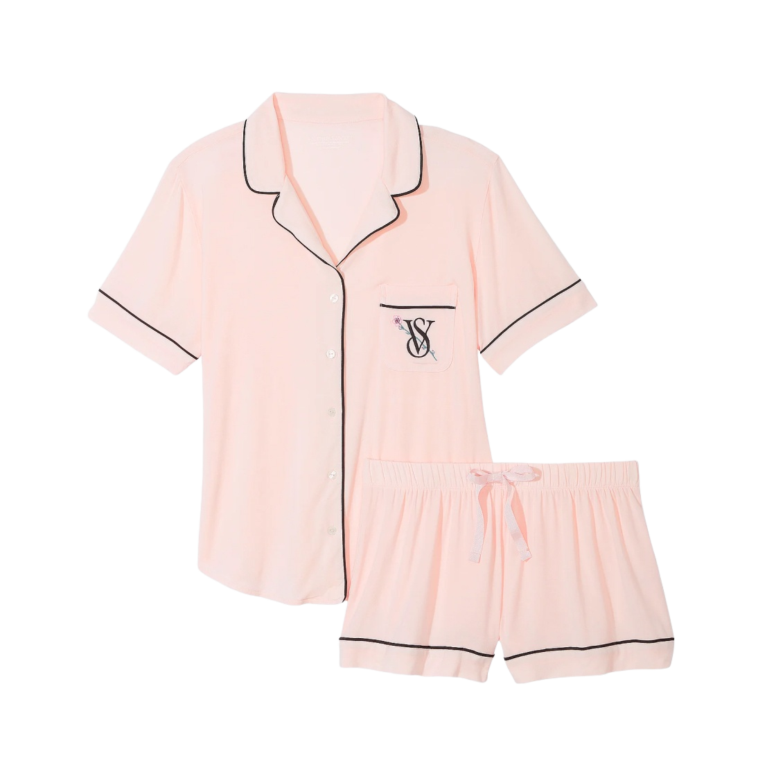 (W) 빅토리아 시크릿 모달 숏 파자마 세트 퓨어리스트 핑크 | Victoria's Secret | KREAM