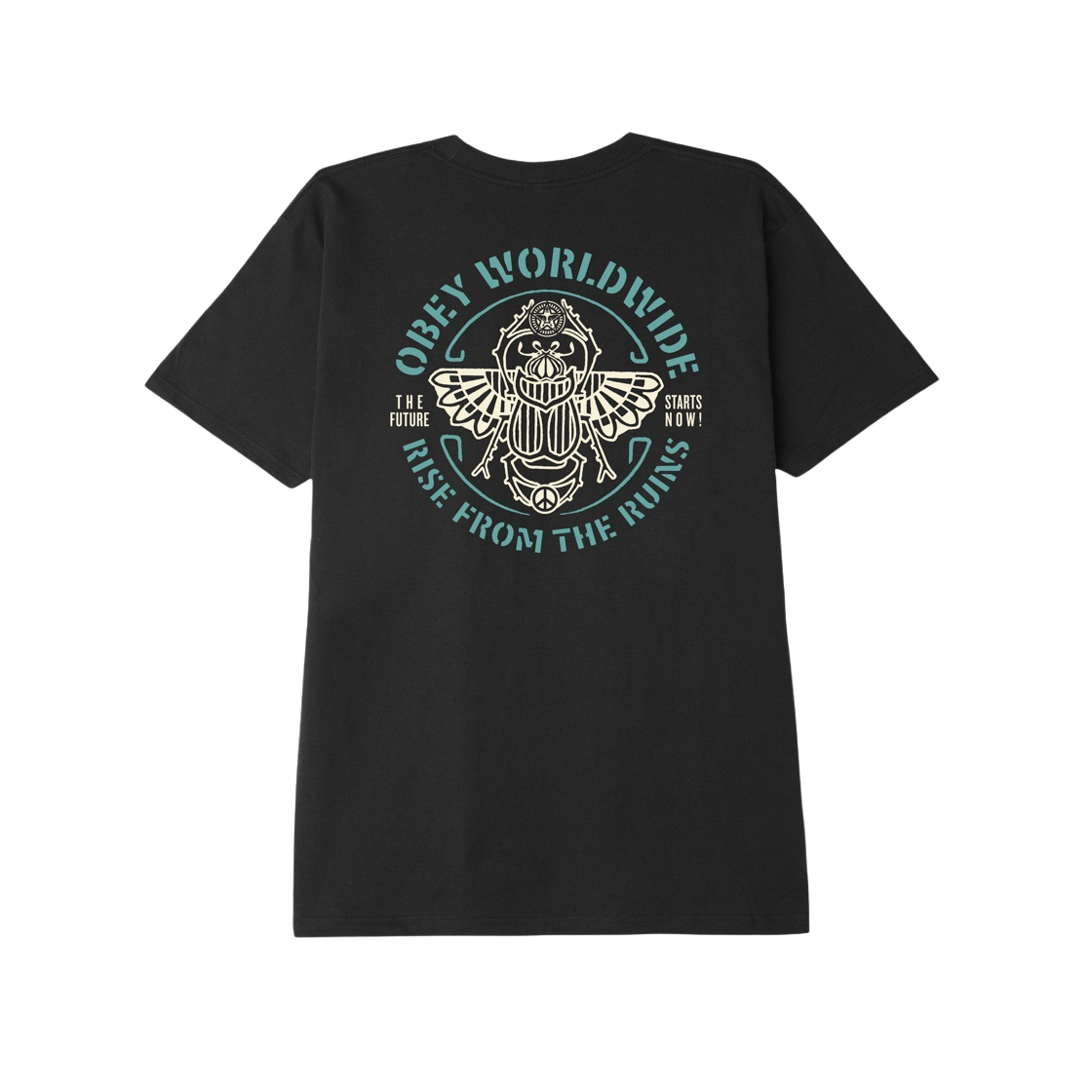 오베이 비틀 클래식 티셔츠 블랙 | Obey | KREAM