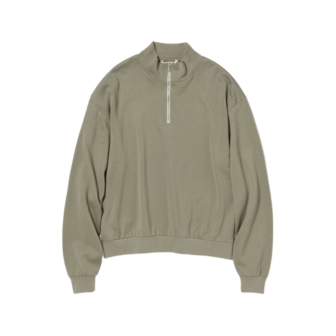 (W) 오라리 슈퍼 하이 게이지 하프 집 P/O 카키 그레이 - 25SS | Auralee | KREAM