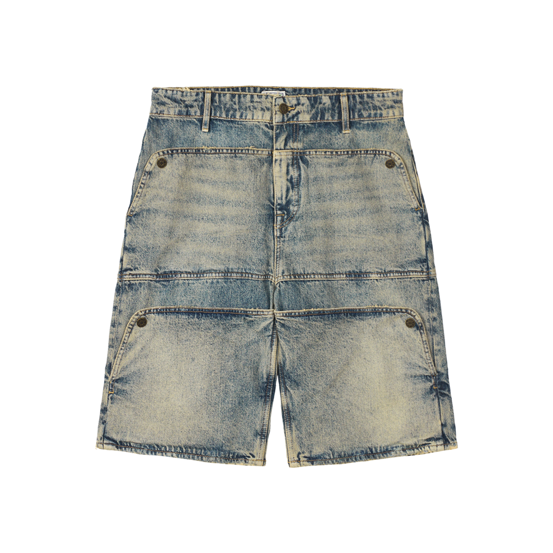 게스 USA 유틸리티 쇼츠 인디고 브라운 - 25SS | Guess USA | KREAM