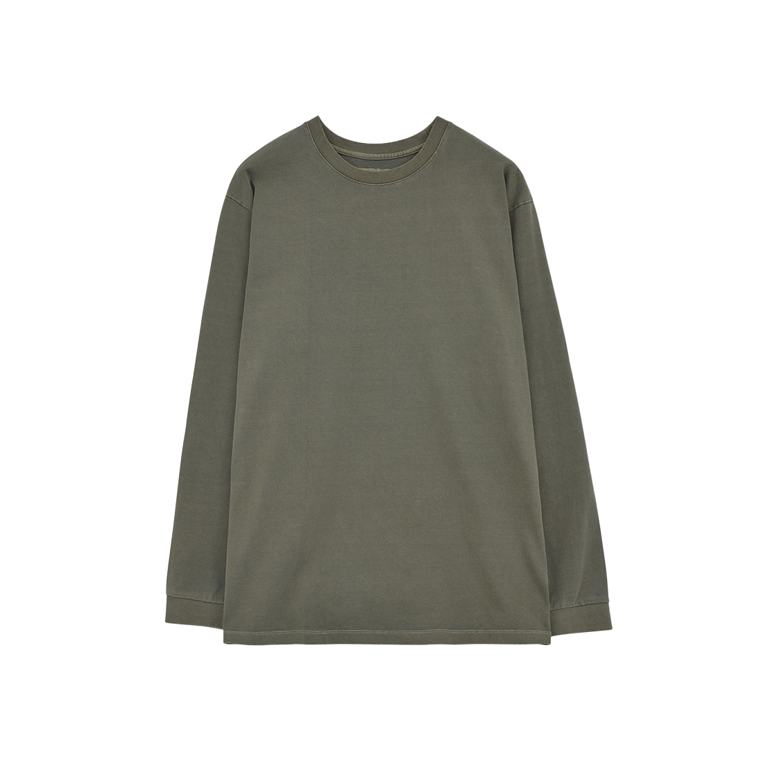 브라운야드 워시드 롱 슬리브 워시드 브라운 | BROWNYARD | KREAM