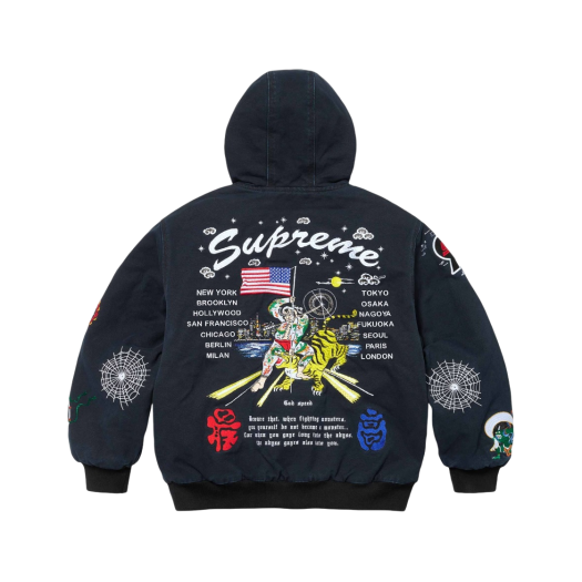 슈프림 x 두카티 후드 레이싱 자켓 블랙 - 24SS | Supreme | KREAM 슈프림 x 두카티 후드 레이싱 자켓 블랙 - 24SS | Supreme | KREAM