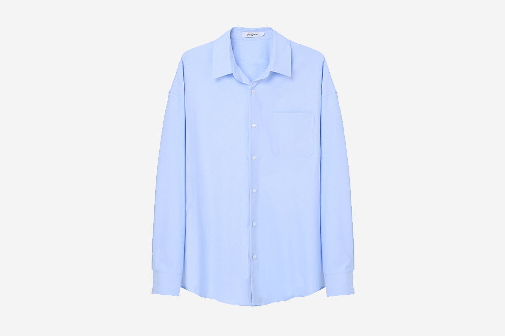 어레이드 컴포트 오버핏 옥스포드 셔츠 블루 | ARRAYED | KREAM