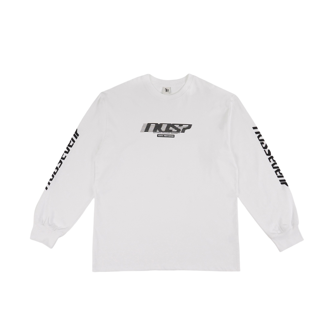 NOS7 레이싱 롱슬리브 티셔츠 화이트 | NOS7 | KREAM