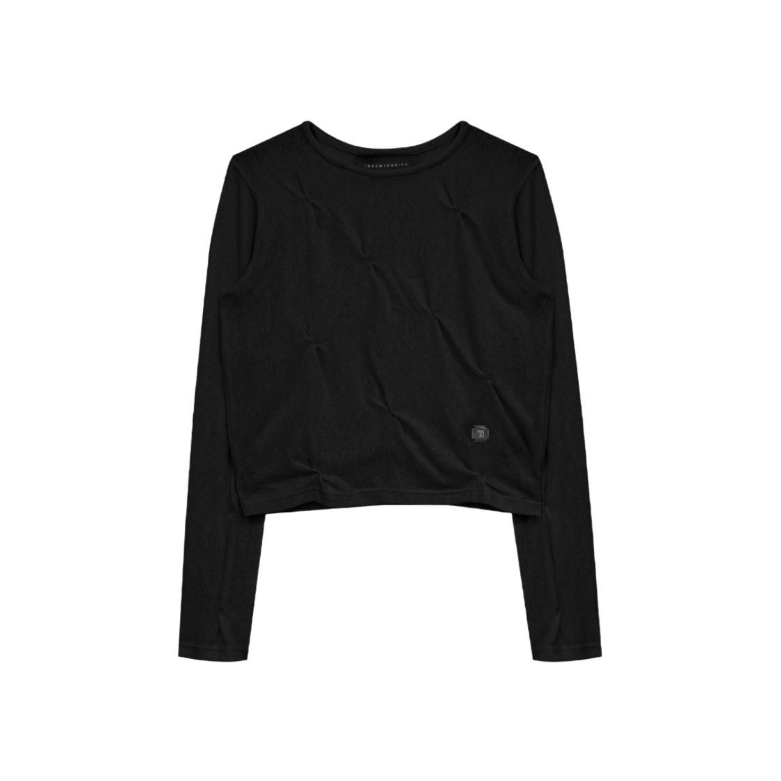 (W) 트리밍버드 바택 시스루 롱슬리브 블랙 | Treemingbird | KREAM